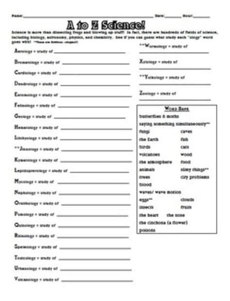 Back To School Science Activities For Middle School Tpt