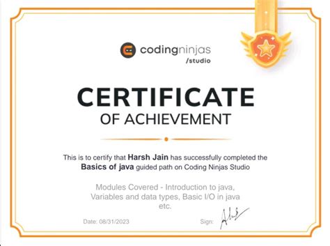 harsh jain on linkedin codingninjas java
