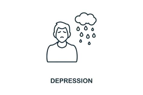 Depression Icon Graphic By Aimagenarium · Creative Fabrica