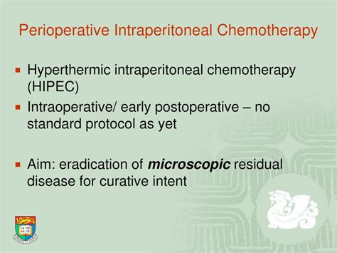 Ppt Management Of Peritoneal Carcinomatosis In Colorectal Cancer