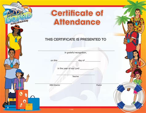 Vbs Attendance Sheet Template