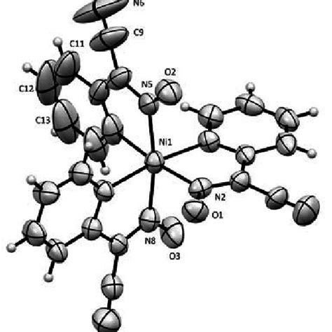 Molecular Structure And Partial Numbering In The Structure Of Pph 4