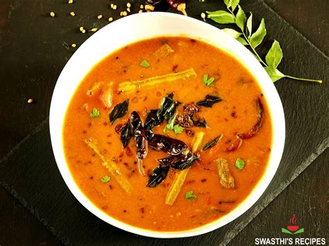 Sambar Recipe How To Make Sambar Swasthis Recipes