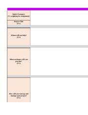 MA Excel Template Fa Van Xlsx Major Assignment Grading Sheet Rubric Category Weighting