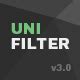 UniFilter Multipurpose JQuery Plugin For Filtering Sorting