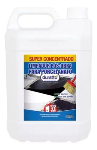 Limpador P S Obra Para Porcelanato Duratto Litros