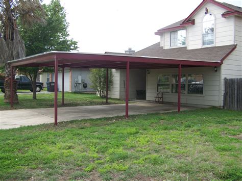 Custom Metal Carport And Porch Addition South San Antonio Carport Patio Covers Awnings San