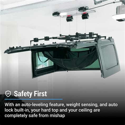 Jeep Wrangler Hard Top Hoist Smart Removal And Storage System Smarterhome