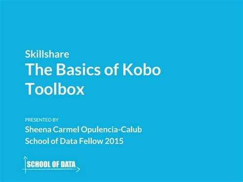 Kobo Collect Workshop Pdf Computing Technology And Computing