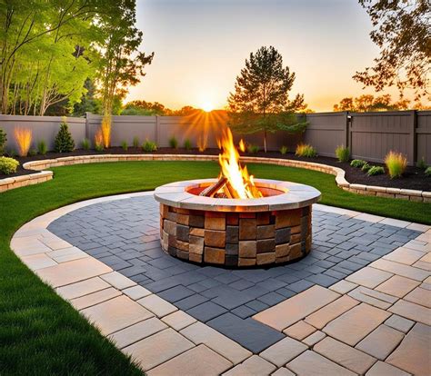 Light Up Your Landscape With Paver Fire Pit Ideas For Any Style