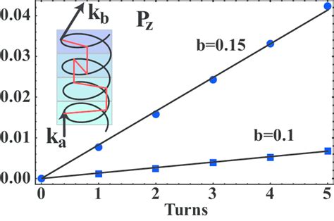 The Longitudinal Polarization As A Function Of The Number Of Turns In Download Scientific