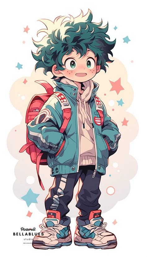 Tiny Hero Discover The Cute And Brave Style Of Young Izuku Midoriya In
