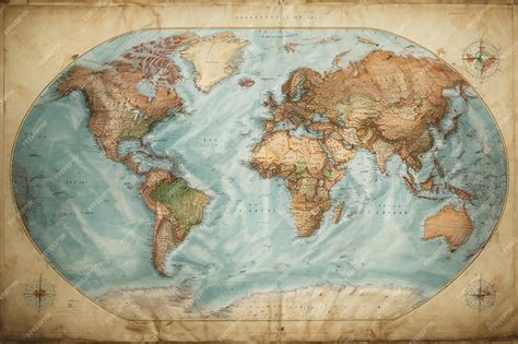 Premium Ai Image Global Globalization World Map Environmental