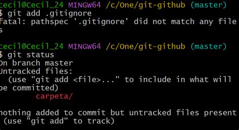 Duda Git Add Gitignore Qué Estoy Haciendo Mal Git Y Github Controle Y Comparta Su Código