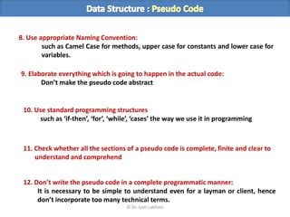 Ds Flow Chart And Pseudo Code Ppt