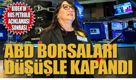 borsagundem on Twitter ABD borsaları günü düşüşle kapadı ABD piyasa