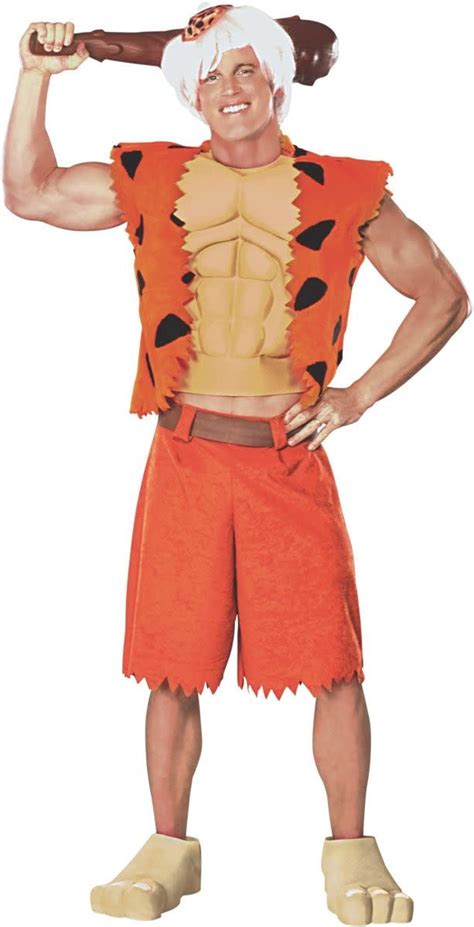 Mens Deluxe Bamm Bamm Rubble Costume Johnnie Brocks