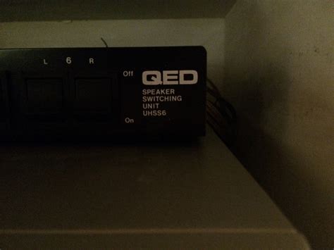 Qed Speaker Switching Unit For Sale Canuck Audio Mart