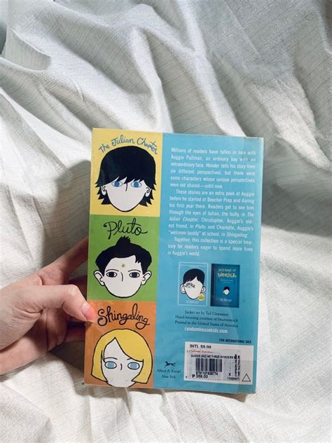 Auggie And Me Three Wonder Stories By Rj Palacio Hobbies And Toys Books