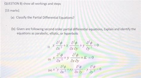 Solved QUESTION 8) show all workings and steps [15 marks] | Chegg.com