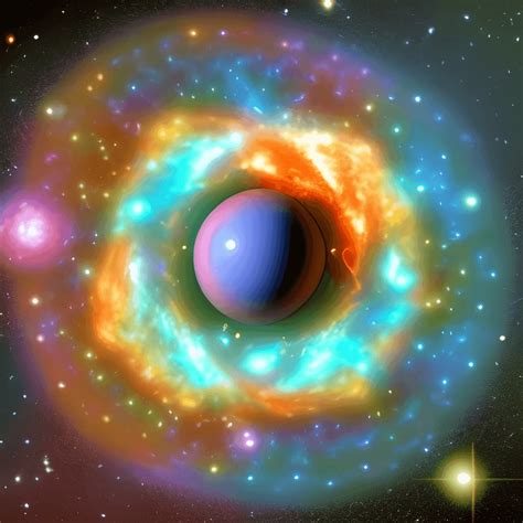 The Vast Universe Inside An Atom · Creative Fabrica