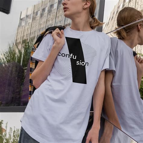 word confusion with a dot pattern design t shirt design