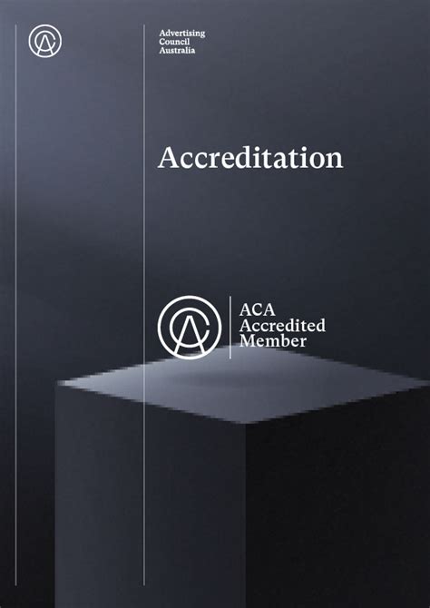 Accreditation Advertising Council Australia