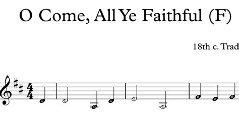Basic Christmas Carols O Come All Ye Faithful Teaching Resources