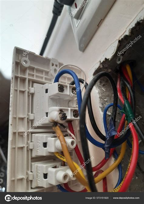Bangalore Karnataka India May 2021 Closeup Giving Connection Switch