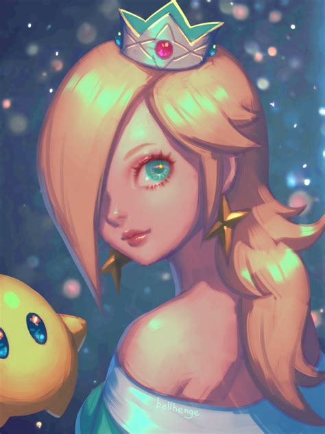 Rosalina And Luma Mario And 1 More Drawn By Bellhenge Danbooru