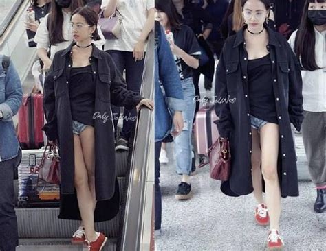 蔡依林現身機場，打扮的好有個性，短褲搭配穿法只服她 每日頭條