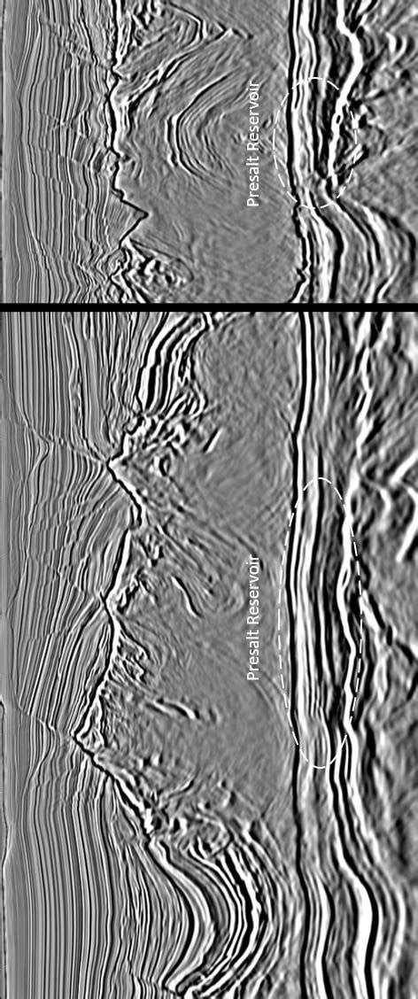 A Kirchhoff Migration Filtered To The Same Bandwidth As 55 Hz