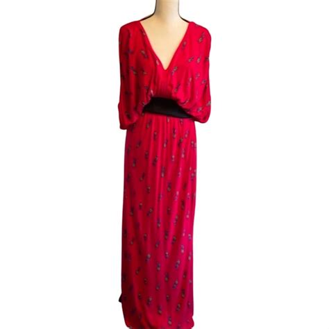Modcloth Dresses Modcloth Ruby Rock Maxi Dress Size Large Poshmark