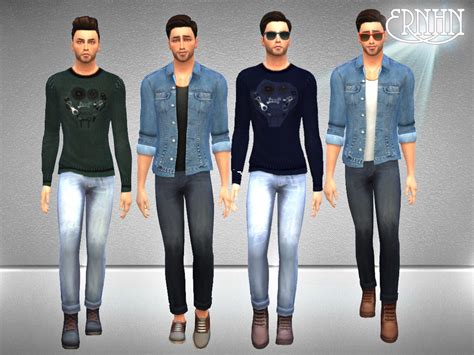 The Sims Resource Charisms Young Male Set