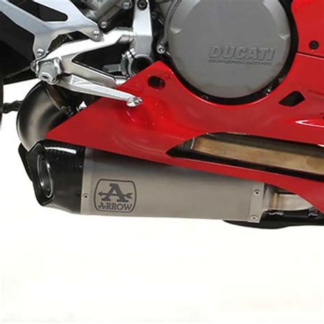 Arrow Silenciador WorkDe Titanio Con Extremo En Carbono Ducati Panigale V Rojo Motardinn