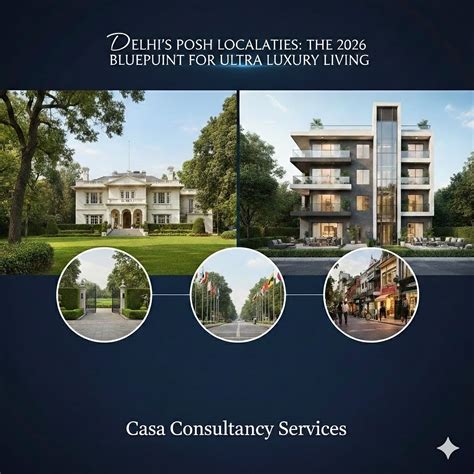 Best 10 Posh Locality In Delhi Sale Or Rent