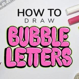 How To Draw Bubble Letters Step By Step Tutorial Artofit