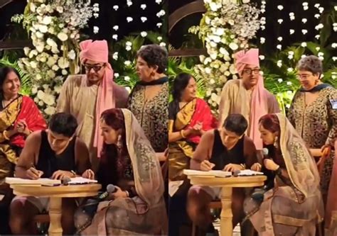 Aamir Khan Daughter Ira Khan First Glimpse After Court Marriage With
