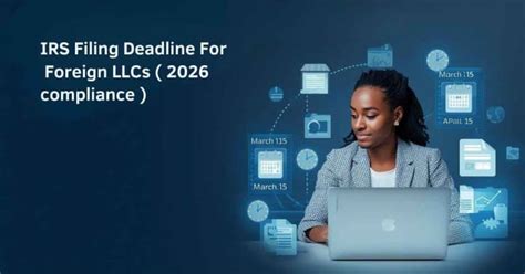 Irs Filing Deadline For Foreign Llc 2026 Tax Year Guide