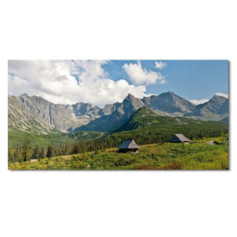 Foto szklane do kuchni Las łąka góry hala 120x60 11869776303