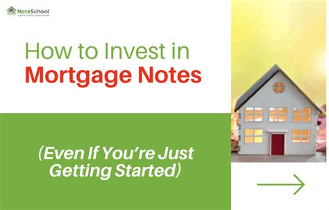 How To Invest In Mortgage Notes