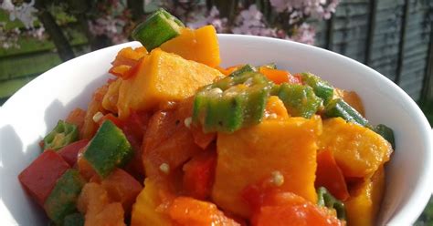 The Vegan Nigerian Warm Okra And Sweet Potato Salad