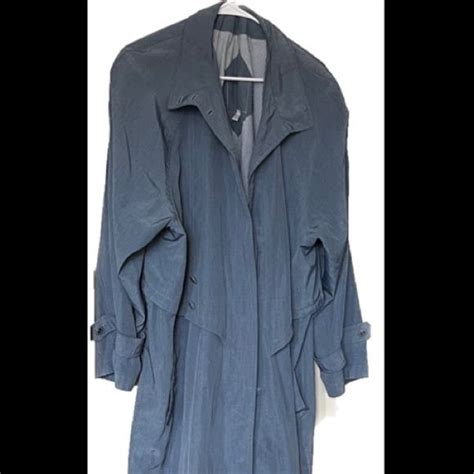 Plus Size Denim Trench Rain Coat Jacket 22w Plus Size Trench Coat