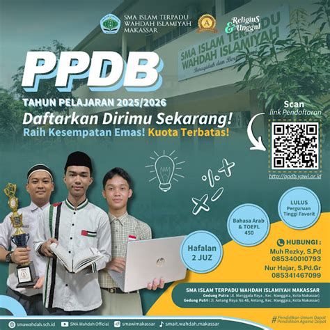 Ppdb 2025 Sma Wahdah