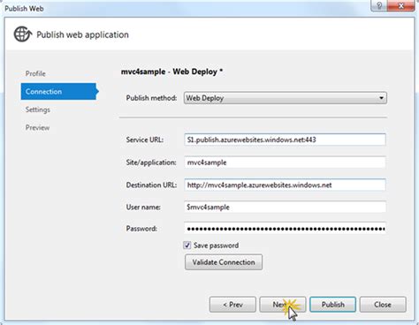 Windows Azure Web Site Zerinde Visual Studio Ile Asp Net Uygulamalar Olu Turmak Ve Yay Nlamak