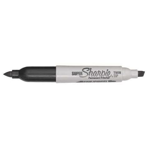 Sharpie Permanent Marker Chisel Fine Tip 12 Pk 33001 Zoro