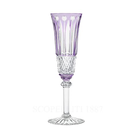 Saint Louis Tommy Champagne Flute Purple Scopelliti 1887