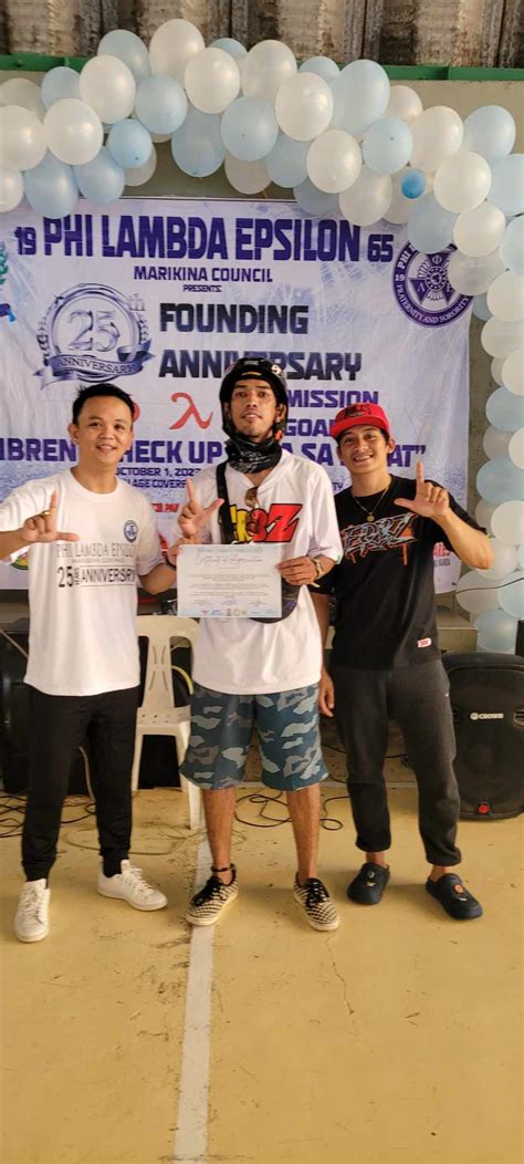 Congratulations To Phi Lambda Epsilon Marikina Council For The