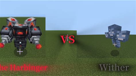 The Harbinger Vs Wither Lenders Addon Minecraft Youtube