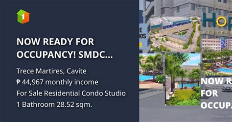 Now Ready For Occupancy Smdc Hope Residences Beside Sm Trece Martires